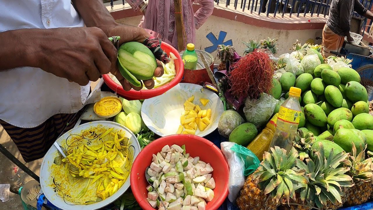 Kacha AamSour / Mango with Naam Jim recipe! Summer Special Food ! Spicy ...