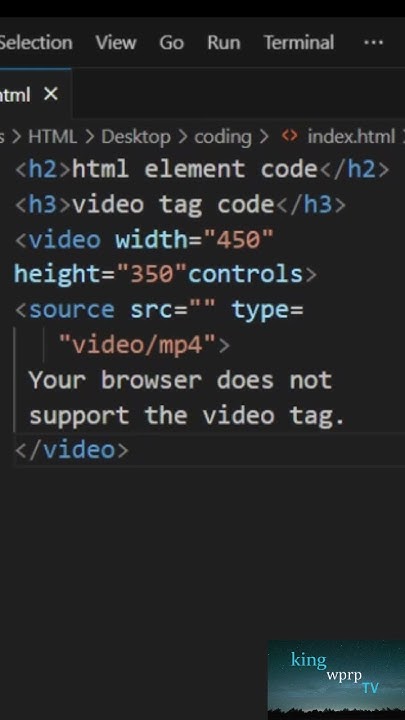 Html Tutorial L Html Element Reference Video Code Coding Htmlcss Htmltutorial Html