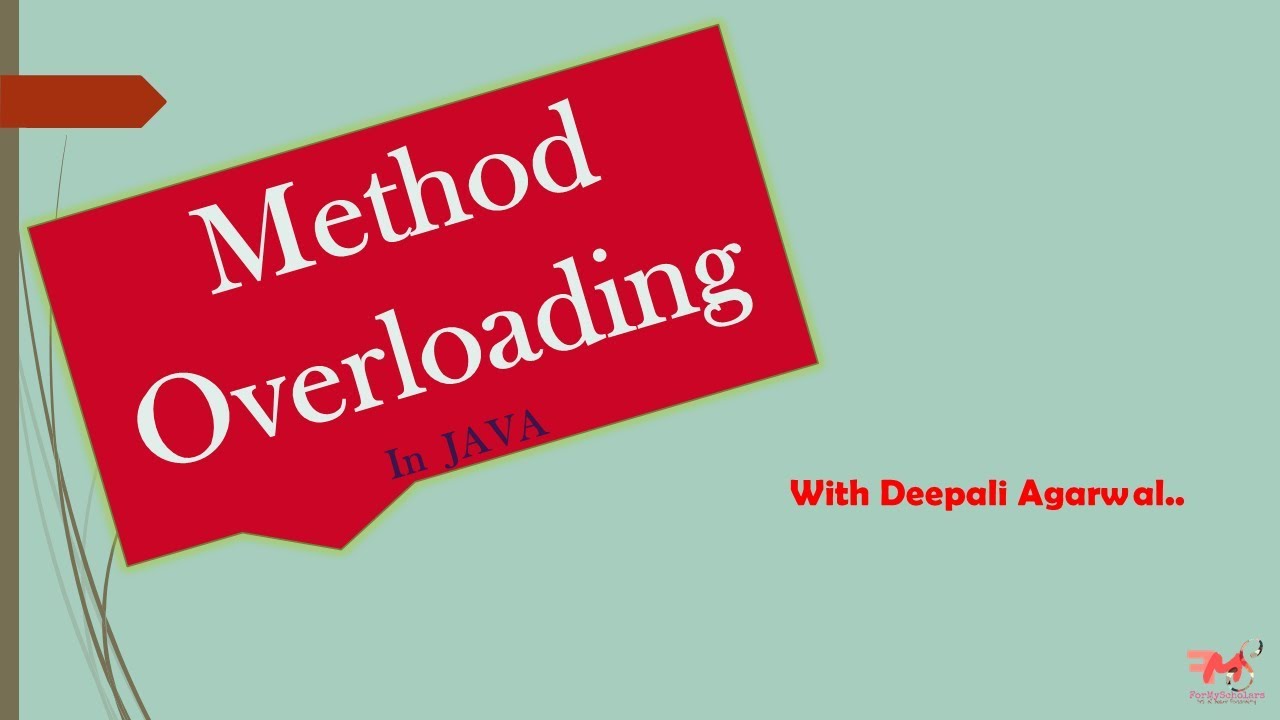 23 Overloading In Java Method Overloading With Example Core Java Hindi Youtube 4165