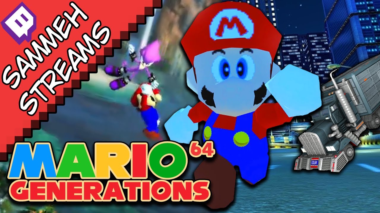 Sliding Around At The Speed Of Bloop | Mario 64 Generations (Sonic ...