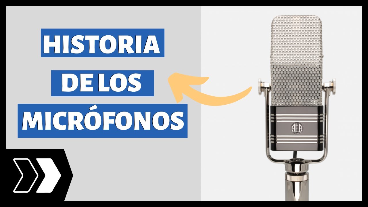 Historia de los MICRÓFONOS en 7 MINUTOS 🎤 Origen, Evolución y ...