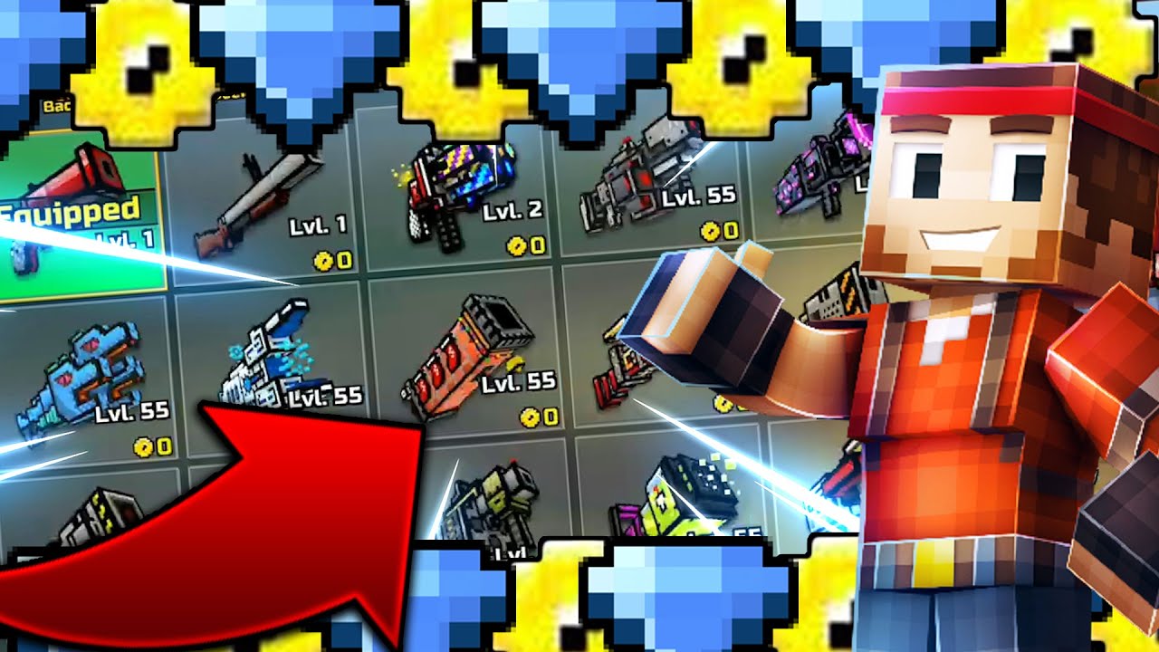 *FREE* Pixel Gun 3D HACK/MOD 19.1.0 | Android/iOS |Max Level All Guns ...