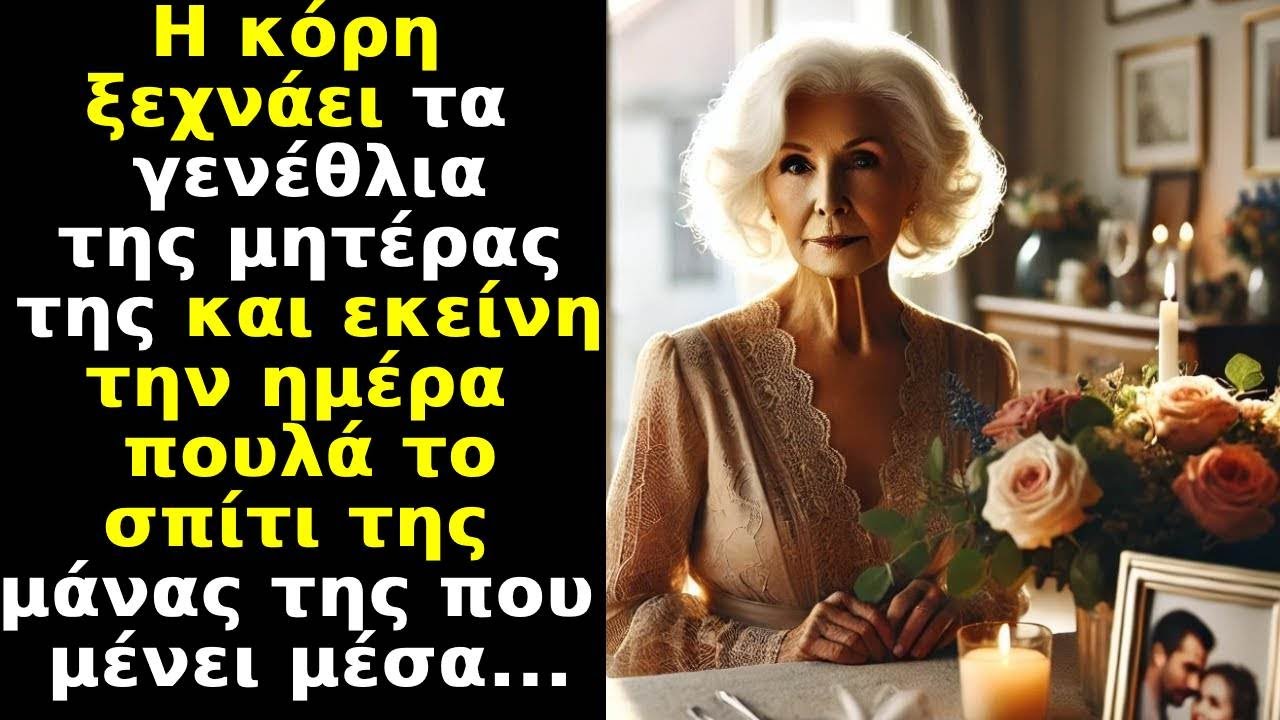 Η κόρη στα γενέθλια της μητέρας της, πουλά το σπίτι της μάνας της που ...