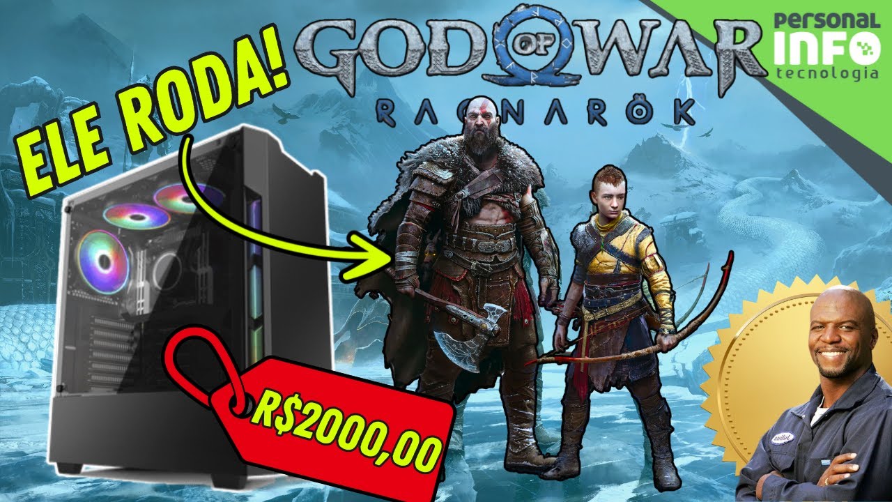 R$ 2000 PC Gamer COM GARANTIA! Testado no SUADOR dos Jogos PESADOS e ...