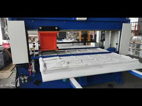 Automatic Canvas Gloves Cutting Machine| Move Head Glove Cutting ...