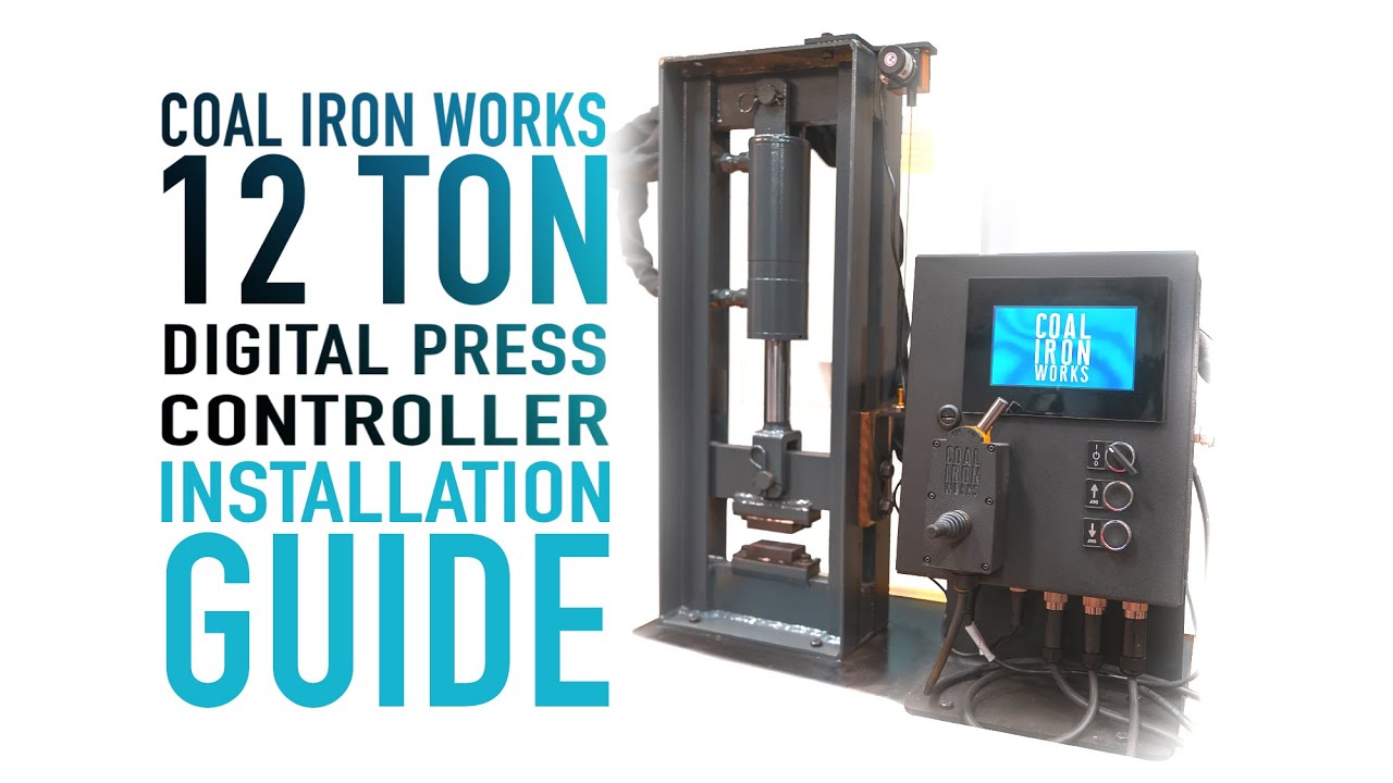 12-Ton Digital Press Controller Installation Guide - YouTube