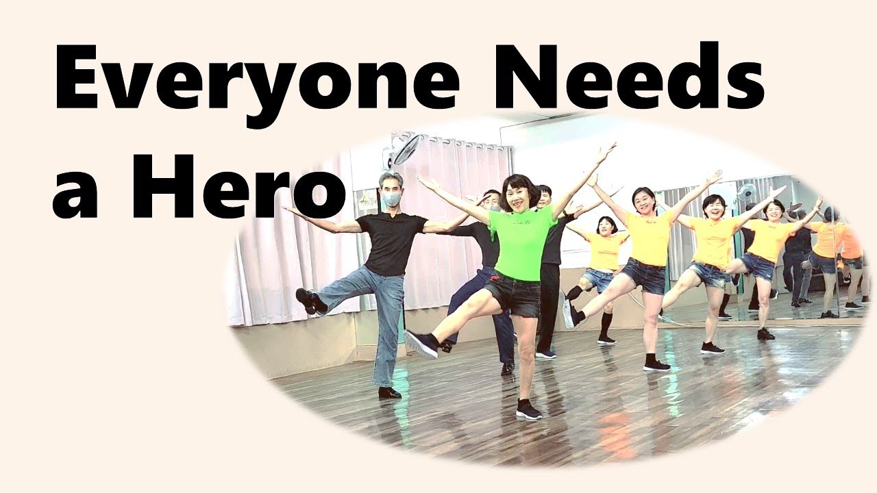 Everyone Needs a Hero Line dance // Roy Verdonk (NL), Grace David (KOR ...