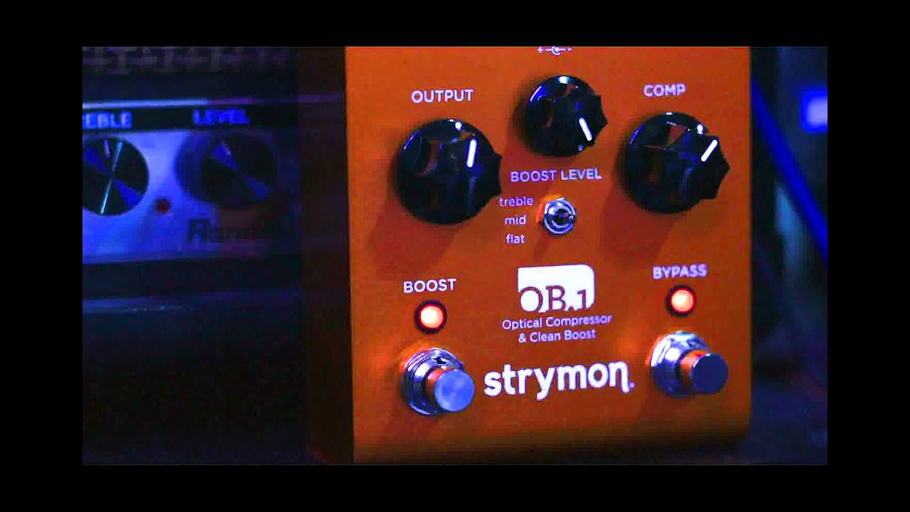 Strymon OB 1 as Boost - YouTube