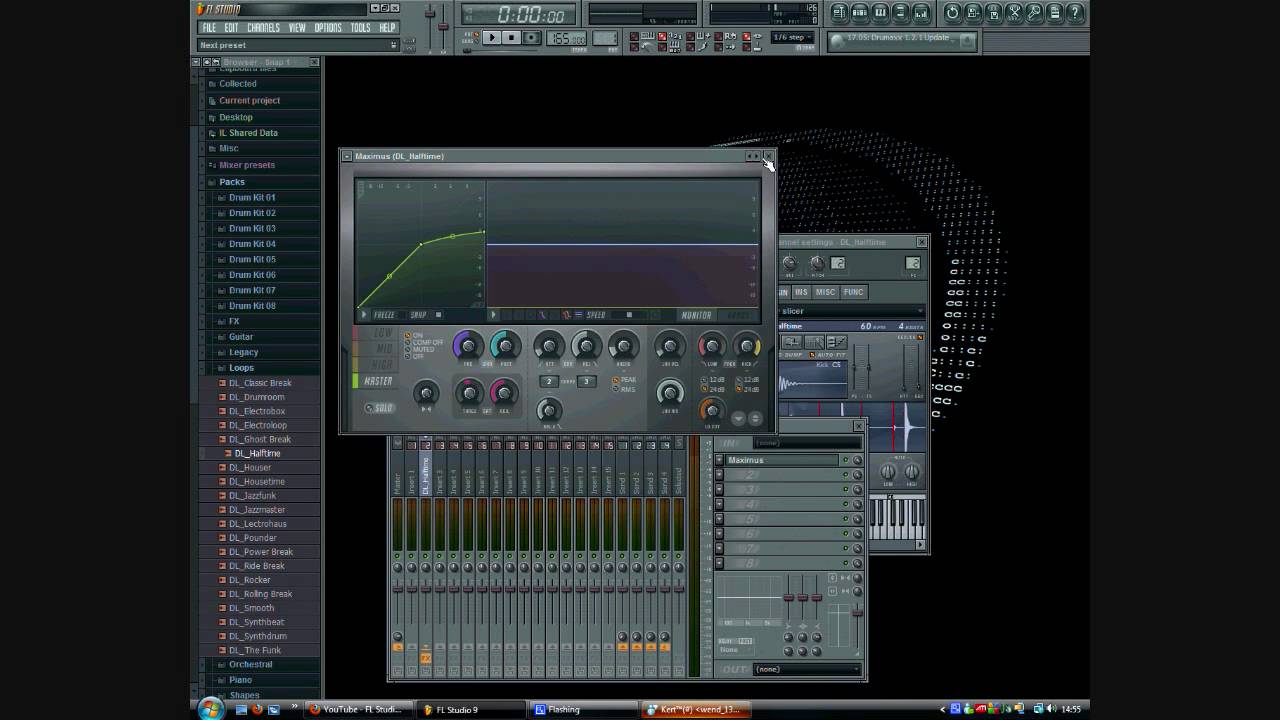 FL Studio 9 How to make DnB beat(easy)! HD - YouTube