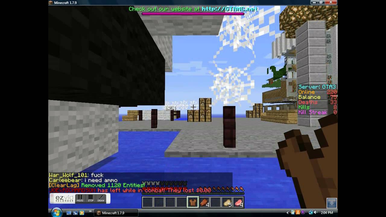 Minecraft simple fireworks tutorial - YouTube