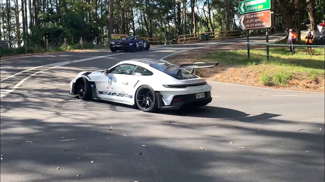 2024 Adelaide Rally Greenhill Rd Hairpin Highlights! Drifting, spin ...