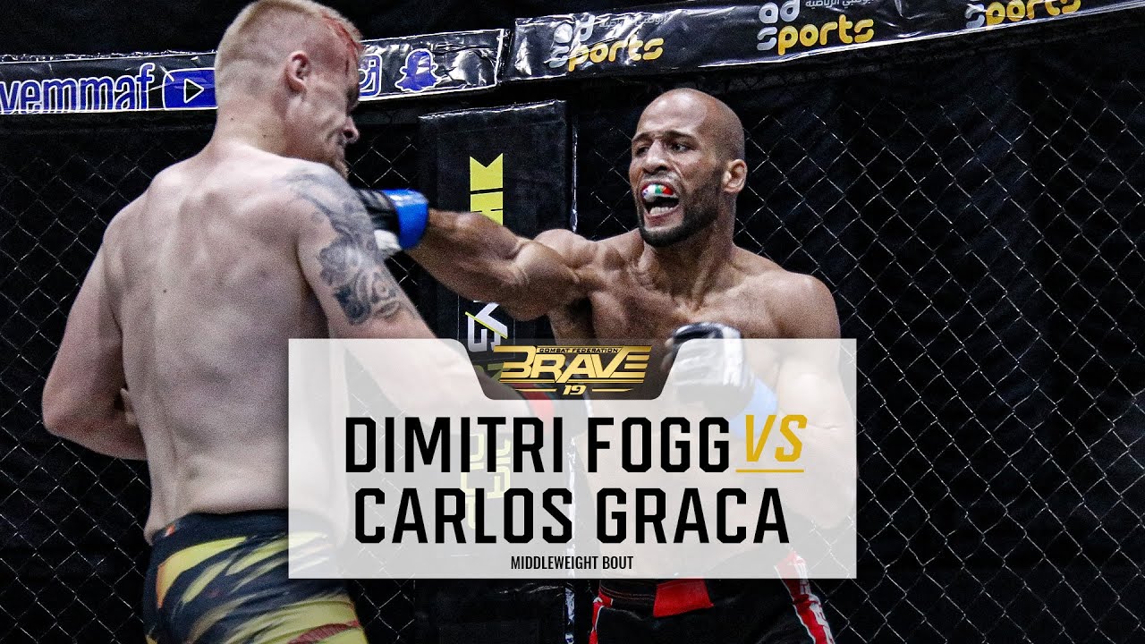 Dimitri Fogg Vs Carlos Graca | FREE MMA Fight | BRAVE CF 19 - YouTube