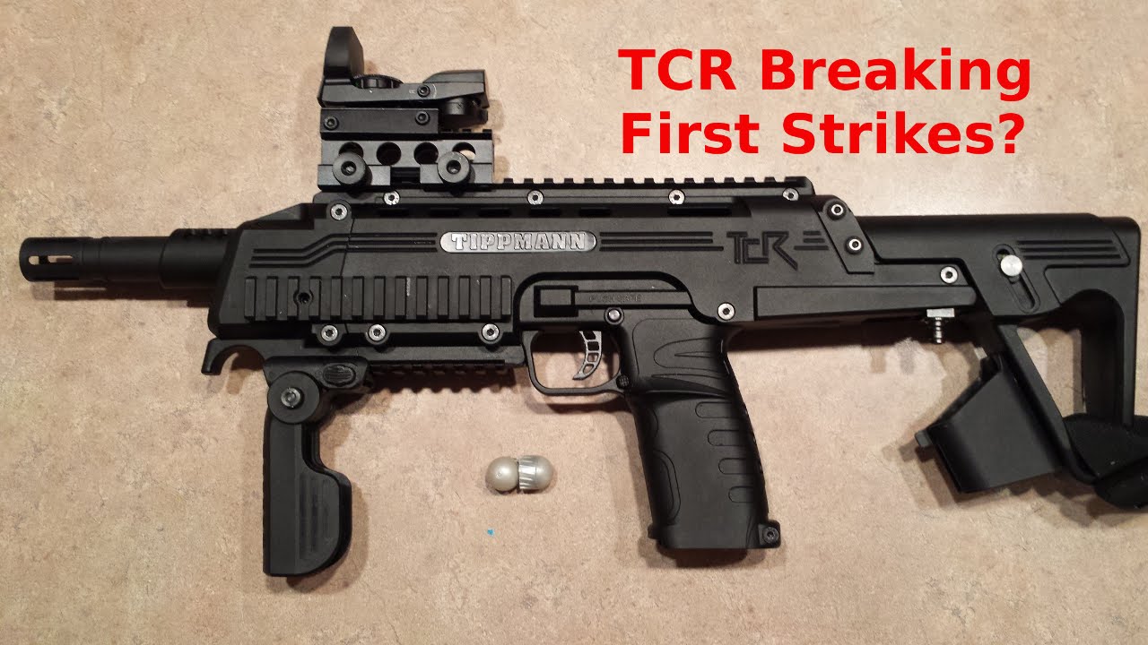 Tippmann TCR Fix For Breaking First Strike Rounds - YouTube