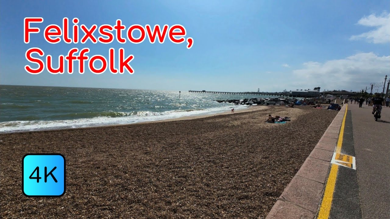Felixstowe Town Centre & Beachfront Adventure 2024! - YouTube