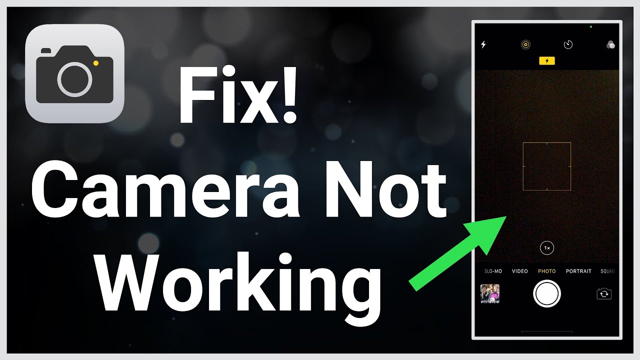 How To Fix Camera Not Working On iPhone - YouTube