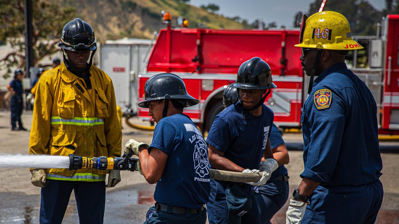 Los Angeles Metro Youth Fire Academy Class of 23-1 [4K] - YouTube