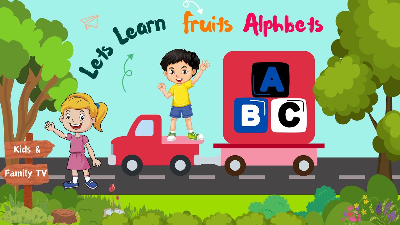 ABC Alphabet Song Interaction with Fruits | The Phonic Song | ABC Song ...