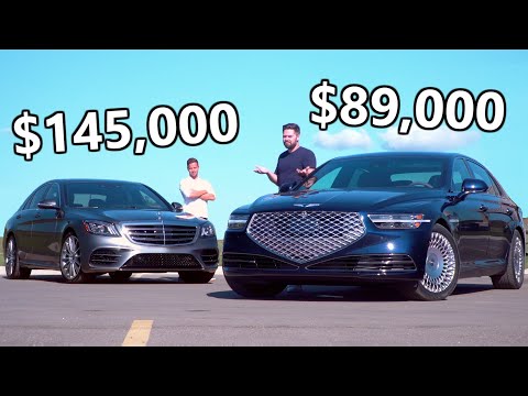 2020 NEW Genesis G90 vs Mercedes S-Class // When The Bargain Meets The Boss