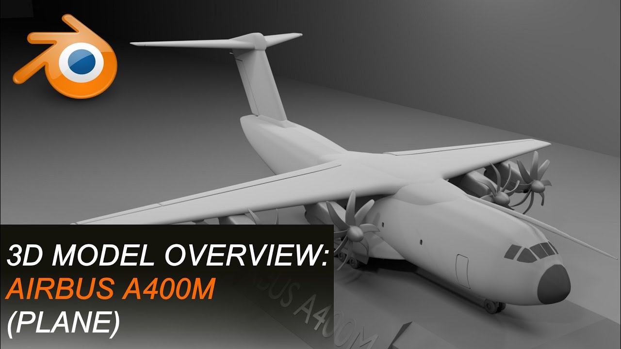 Airbus A400M | 3D Model Overview - YouTube