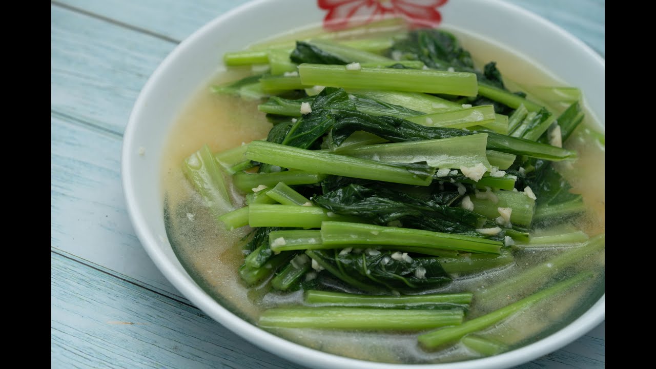 Stir Fried Choy Sum - YouTube