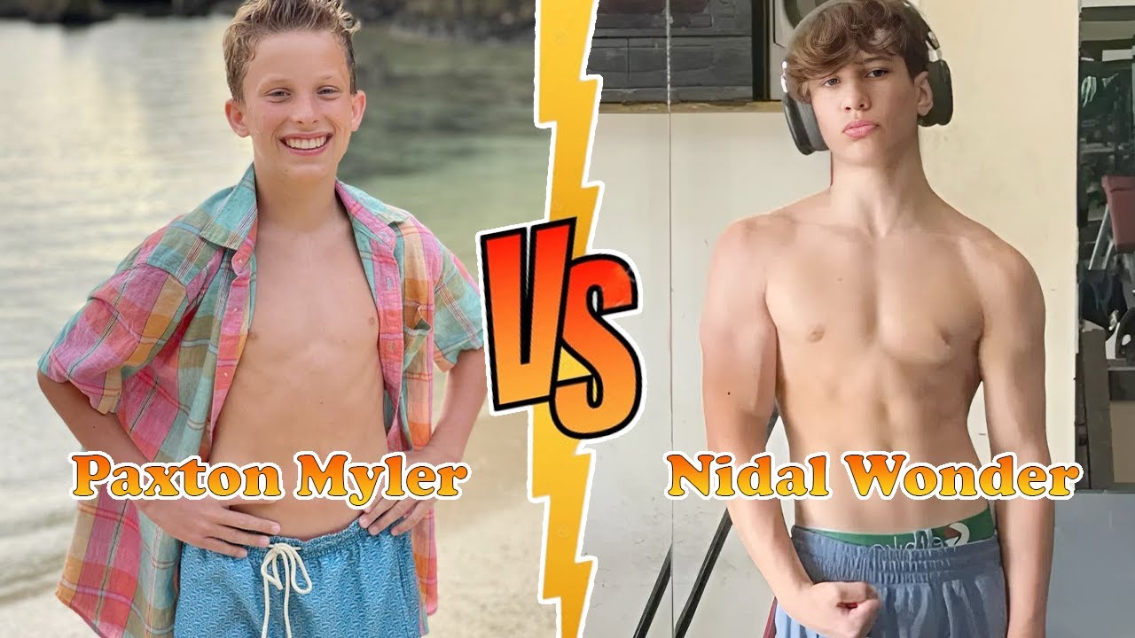 Paxton Myler (Ninja Kidz TV) VS Nidal Wonder Transformation ★ From Baby ...