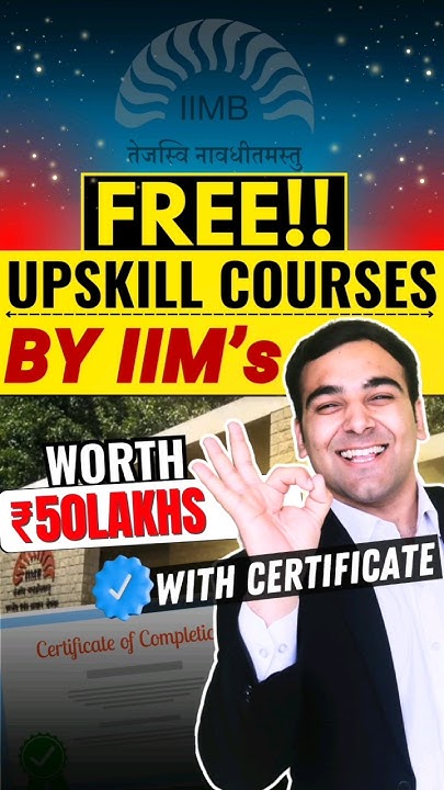 IIM Bangalore Offers Free Certificate Courses! 🤯🔥 #shorts - YouTube