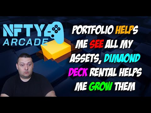 NFTY Arcade Portfolio Tool Review and Diamond Game Play - YouTube