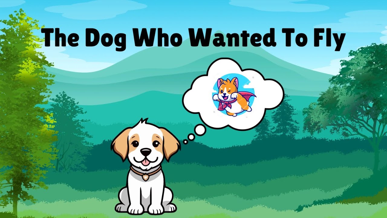 The Dog Who Wanted to Fly | Short Moral Story | Stories for Kids in ...