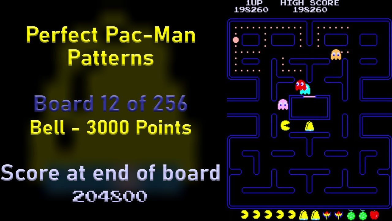 Perfect Pac-Man Patterns - Board 12 of 256 - 2nd Bell - YouTube
