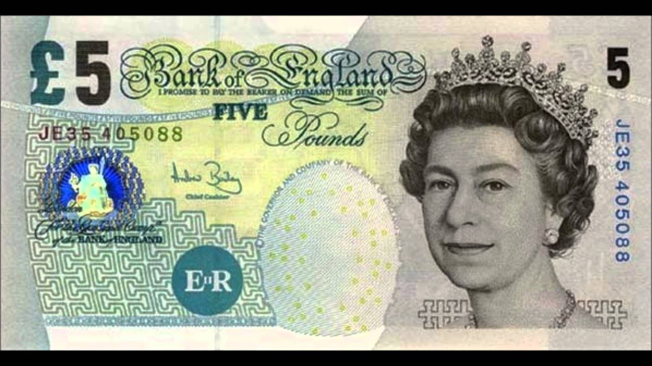 Jesus Christ´s Omnipresent face Highlighted 40 times in British 5 pound ...