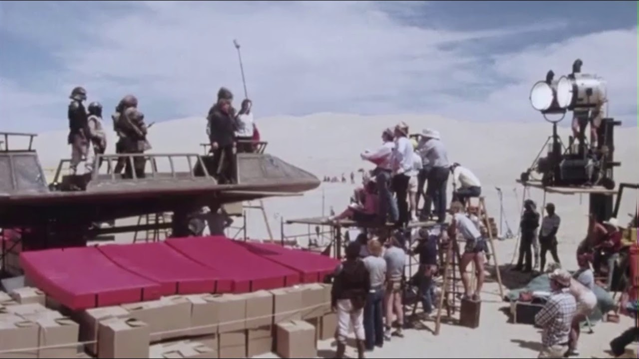 Behind the scenes: Great Pit of Carkoon (Star Wars Episode VI: Return ...