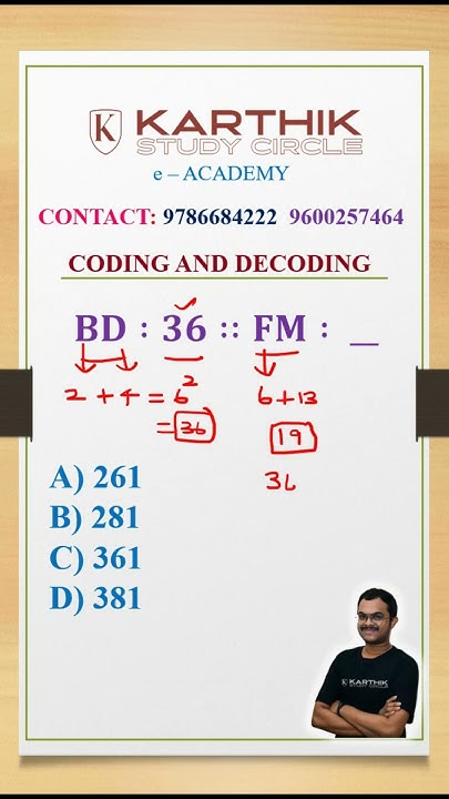 Coding and decoding #SSCCGL2024 #rrbntpc2024 #tnpscaptitude #codinganddecoding # ...
