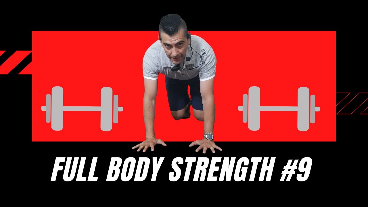 Workout: Full Body Strength #9 (Grab Dumbbells, Chair or Parallel bars ...