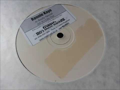 Ronnie Kaye - Really Special - YouTube