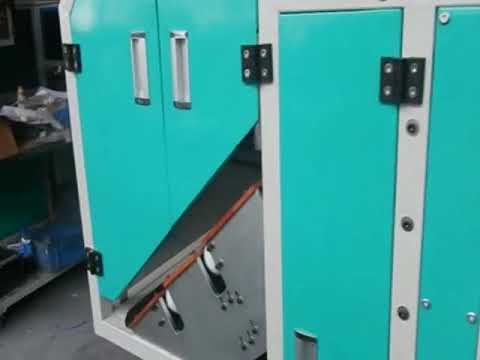 VIDEO Automatic Sheet Collating and Bonding machine YSCB 1 - YouTube
