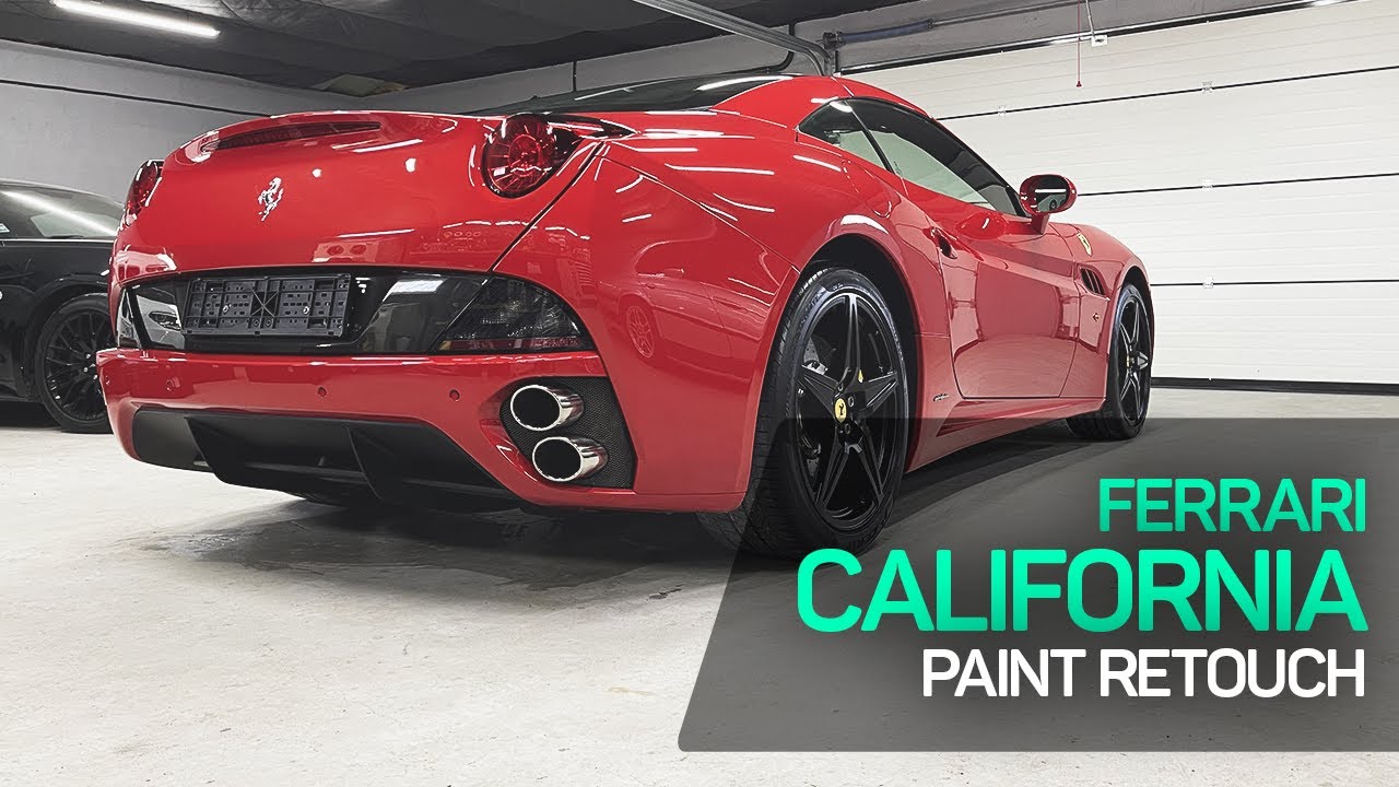 Rosso Corsa Ferrari California Paint Retouch - YouTube