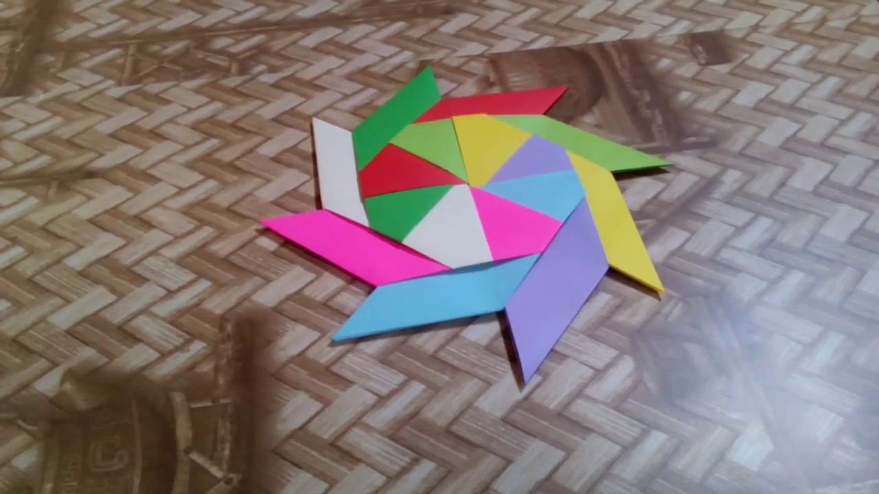 How to MAke an Origami - Modular - Action Origami - Transforming Star ...