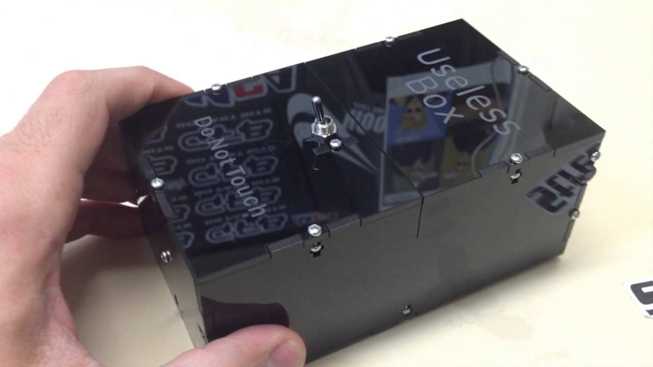 THE USELESS BOX! From uselessbox.net - YouTube