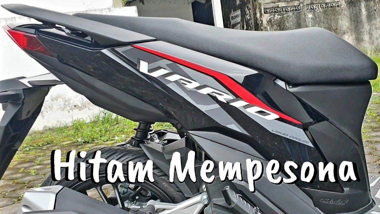 NEW VARIO 125 CBS WARNA HITAM GLOSSY - YouTube