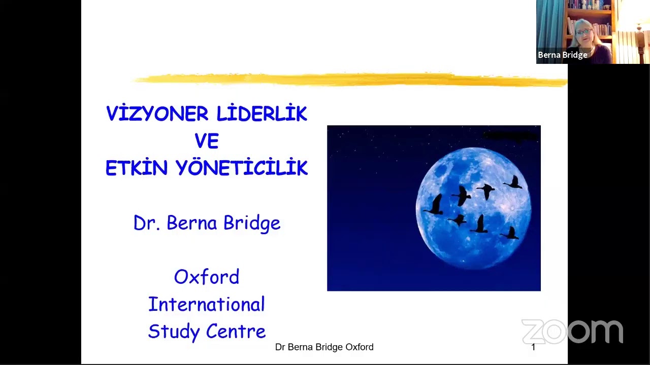 Berna BRIDGE - Eğitimde Vizyoner Liderlik ve Etkin Yöneticilik - YouTube