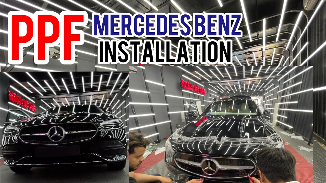 GSHINEPPF INSTALLATION Mercedes | paint protection film installation ...