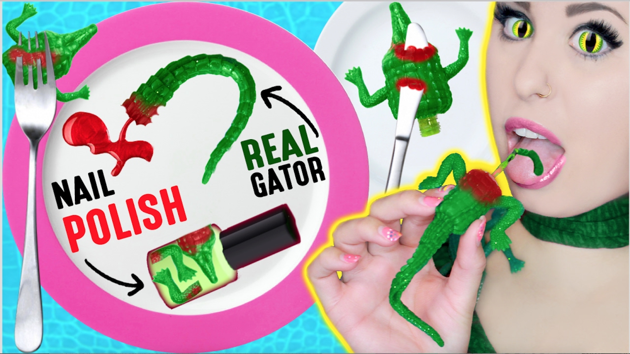 DIY Edible Alligator Meat Nail Polish: Using REAL Alligator Meat! | EAT ...