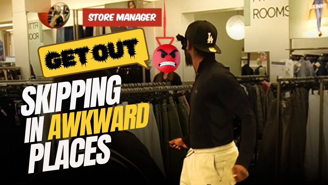 SKIPPING IN AWKWARD PLACES (pt.1) - YouTube