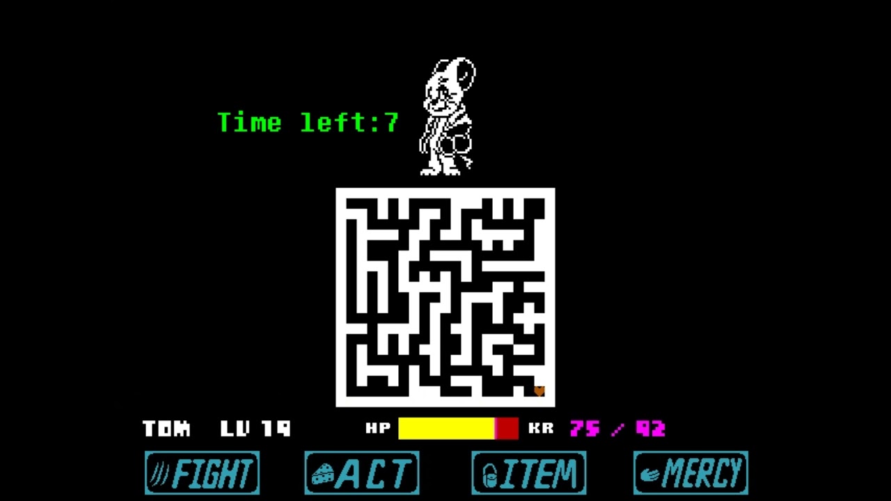 Remake! MouseTale Jerry battle! [undertale fangame] - YouTube