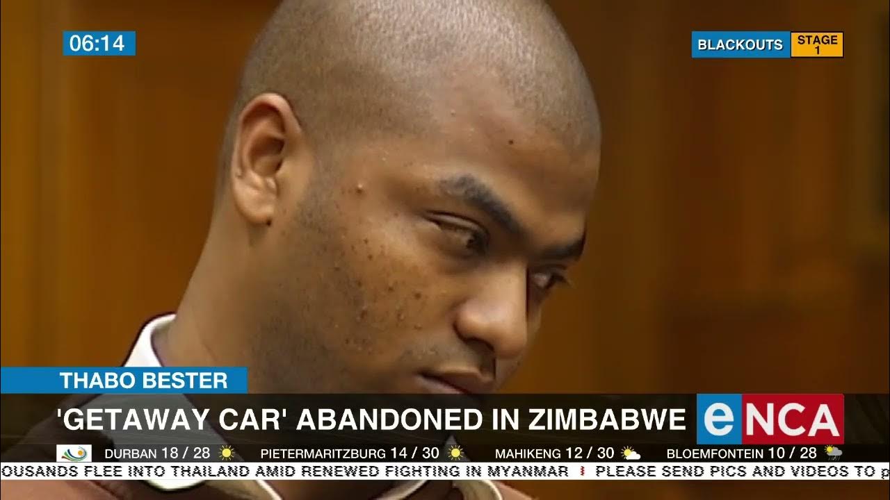 Thabo Bester | 'Getaway' car abandoned in Zim - YouTube