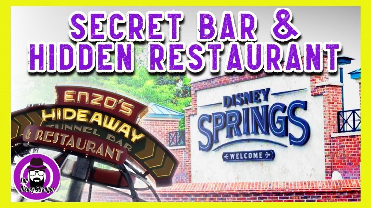 Disney Spring's SECRET BAR & Hidden Restaurant | Enzo's Hideaway ...
