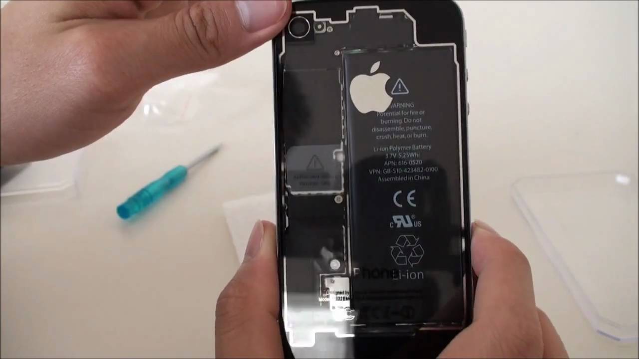 iPhone 4 Transparent Back Cover Unboxing + Installation - YouTube