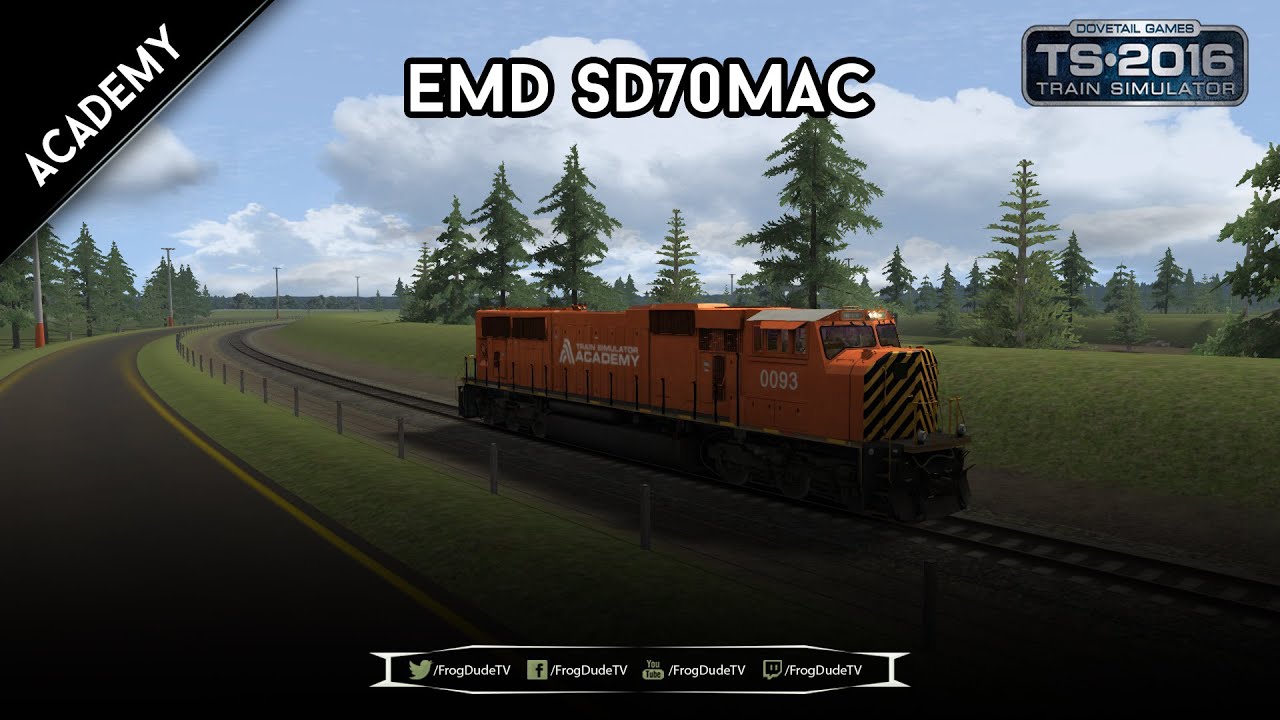 EMD SD70MAC - Academy - Part 2 | Train Simulator 2016 | 1080p/60FPS ...