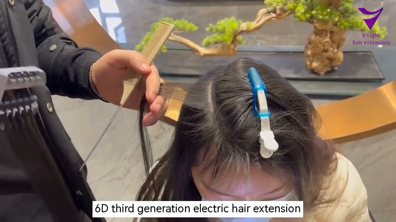 A new tool for hair extension in 2023—6d three-generation intelligent ...