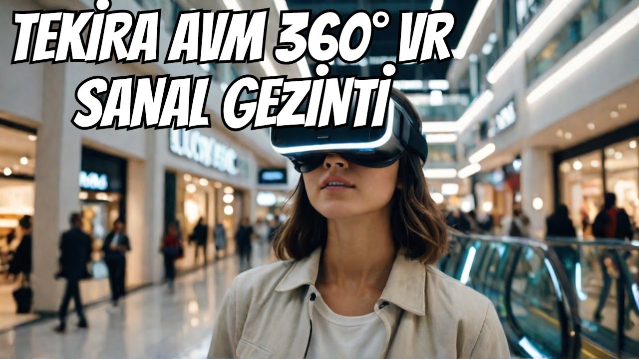Tekira Alışveriş Merkezi 360 derece 4K VR gezinti - YouTube
